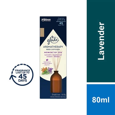 Glade Aromatherapy Reed Diffuser Lavender 80ml Shopee Malaysia