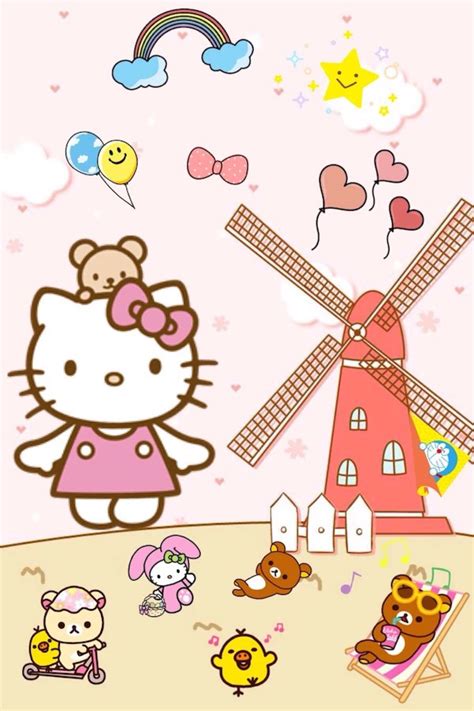 Hello Kitty 卡通动漫and手机壁纸 ‿ … 高清图片，堆糖，美图壁纸兴趣社区