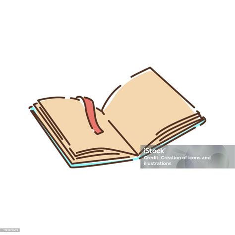 책 색상 선 아이콘을 엽니다 즉시 읽을 수있는 확장 된 형태로 예약하십시오 웹 페이지 모바일 앱 프로모션에 대한 픽토그램 Ui Ux Gui 디자인 요소입니다 편집 가능한