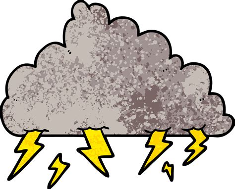 Cartoon Thundercloud Drawing 47001923 Png