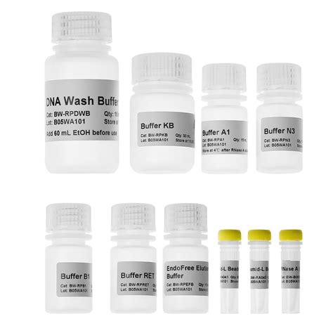 Chemical Reagents Coli Endofree Plasmid Dna Extraction Kit Nucleic Acid