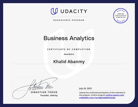 Khalid Abanmy On Linkedin 🎓 Just Wrapped Up Udacitys Business