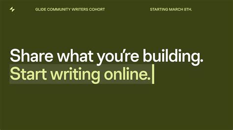 Recap Glide Community Writers Cohort 📝🏆 General Glide Community