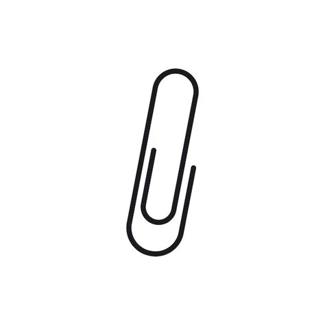 Premium Vector Attachment Clip Icon Set Paperclip Vector Symbol File Or Image Attach Sign