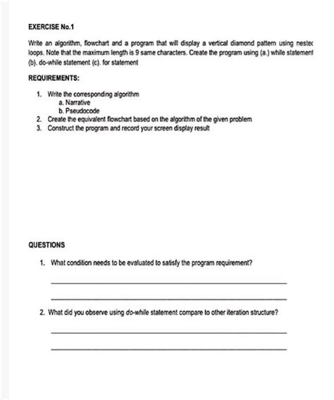 Solved Please Create An Algorithm In Narrative Pseudocode
