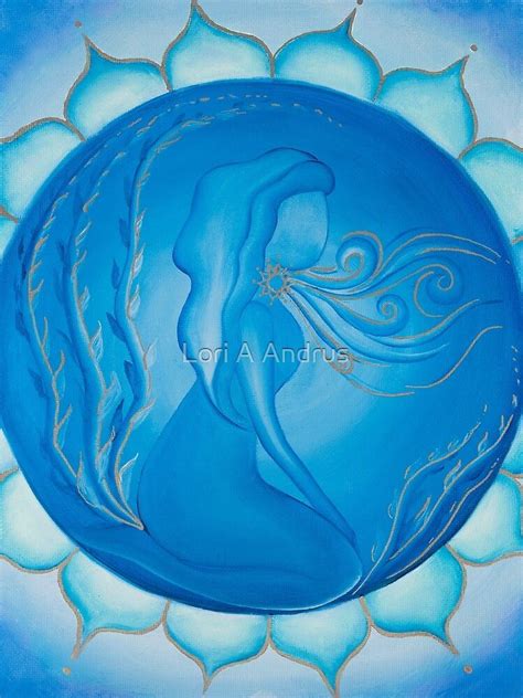 ‘5th Chakra Throat Chakra By Lori A Andrus Crown Chakra Drawing