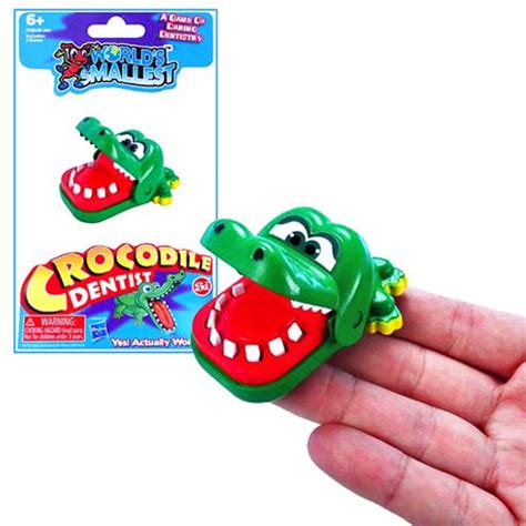 Worlds Smallest Crocodile Dentist Geekedouttoys