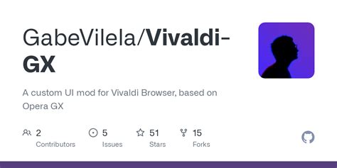 Github Gabevilelavivaldi Gx A Custom Ui Mod For Vivaldi Browser