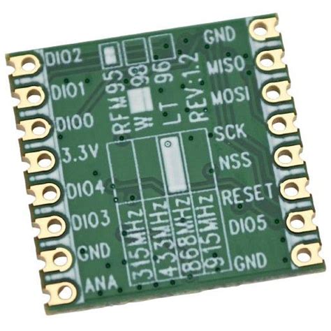Rfm95w 868 S2r Hoperf Lora Module 868 915mhz 20 123dbm 300kbps 180936