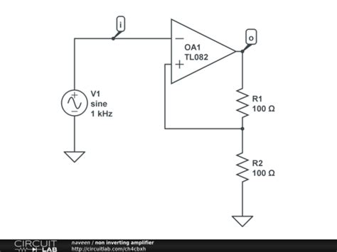 Non Inverting Amplifier CircuitLab