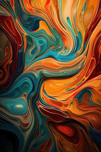 Premium Photo Colorful Abstract Art With A Background Of Colors