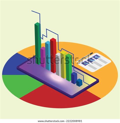 Mobile Phone Radial Pie Chart Diagram Stock Vector Royalty Free 2222008981 Shutterstock