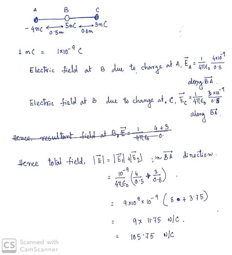Solved 5 Calculate The Magnitude And Direction Of The Net Electric Force Course Hero