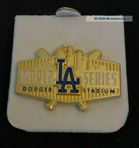 2018 Los Angeles Dodgers Mlb World Series Press Pin Dodger Stadium