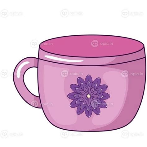 خرید و قیمت دانلود وکتور لیوان سرامیک با گل آرایی اوپیک ترب