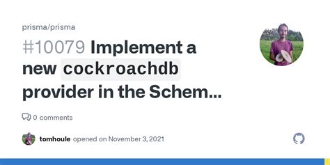 implement a new `cockroachdb` provider in the schema parser · issue