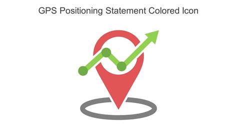 Gps Positioning Statement Colored Icon In Powerpoint Pptx Png And Editable Eps Format Ppt Sample