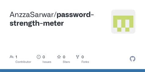 Github Anzzasarwar Password Strength Meter