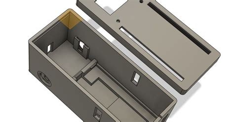 Esp32 Project Enclosure With Oled Ssd1306 0 96 By Jamehz Download Free Stl Model
