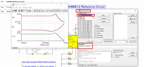Lmh6881 Simulation In Tina Amplifiers Forum Amplifiers Ti E2e Support Forums