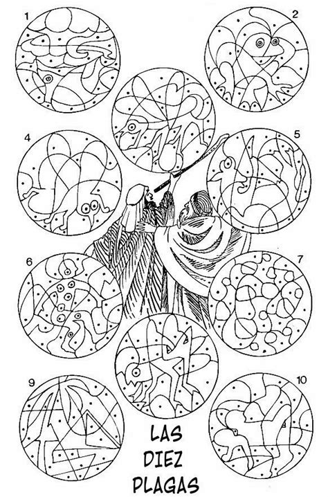 Imagenes Cristianas Para Colorear Dibujos Para Colorear De Las Diez Plagas