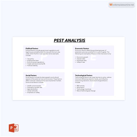 26 Free Pest Analysis Templates 26 Free Pest Analysis Templates