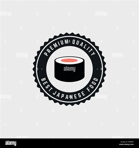 Sweet Sushi Label Stock Vector Image And Art Alamy