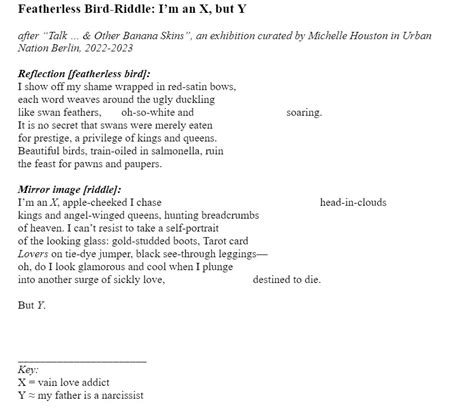 Featherless Bird Riddle I Am An X But Y Voidspace