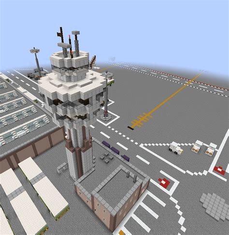 Airport Build 3 Atc Tower Minecraft Map