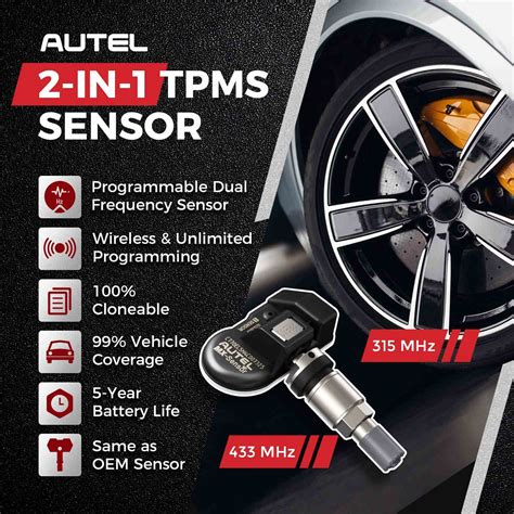 Датчици за налягане Autel Mx Tpms Боядисване и възстановяване на алуминиеви джанти