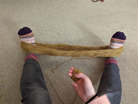 I Dont Own A Yarn Swift So Have To Do This With Skeins How Does