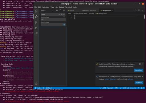 Smoke Test Search Tests Broken Issue Microsoft Vscode GitHub
