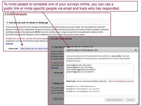 Ppt Examples Of How To Use Redcap For Research And Administration