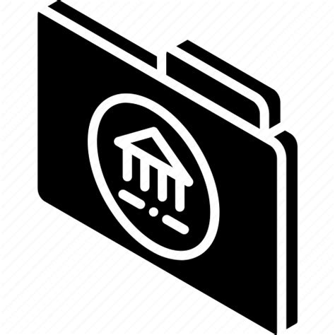 File Folder Iso Isometric Library Icon Download On Iconfinder