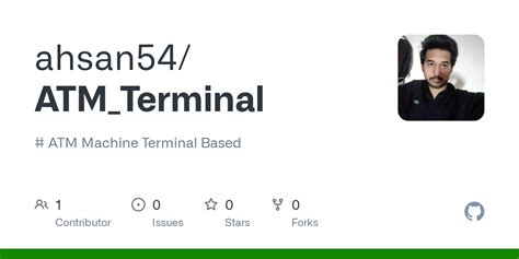 Github Ahsan54atmterminal Atm Machine Terminal Based
