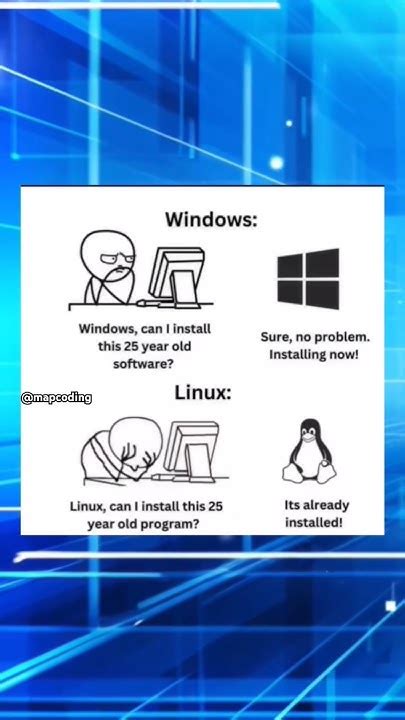 funny windows vs linux shorts shorts windows funny linux youtube