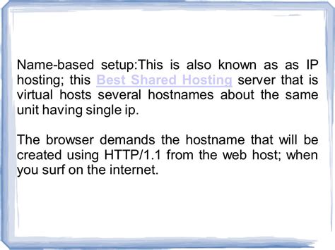 Scalability Flexibility With Shared Hosting Shared Hosting Can Be A