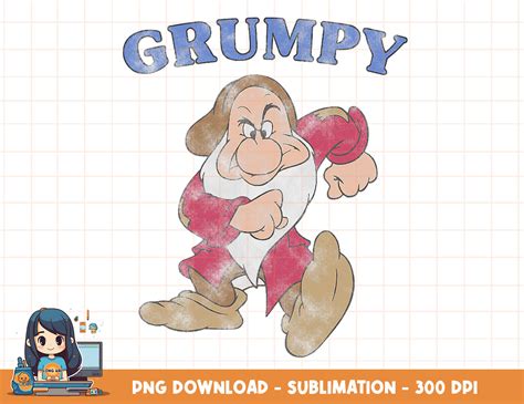 Disney Snow White And The Seven Dwarfs A Grumpy Character Pn Inspire Uplift