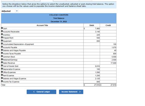 Solved Use The Dropdowns To Select The Accounts Properly