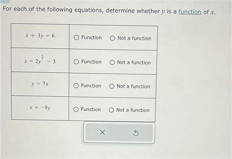 Solved For Each Of The Following Equations Determine