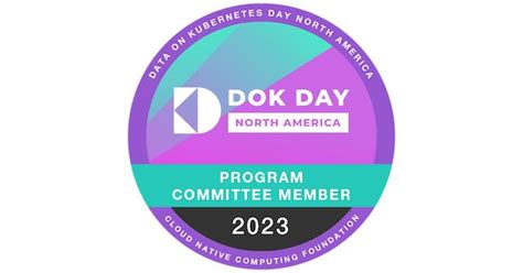 yuan tang on linkedin data on kubernetes day north america 2023 program committee member badge…