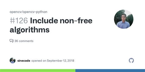 Include Non Free Algorithms Issue Opencv Opencv Python GitHub