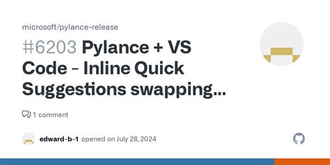 Pylance Vs Code Inline Quick Suggestions Swapping With Each