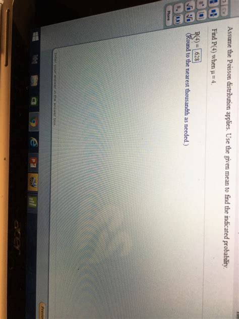 Assume The Poisson Distribution Applies Use The Given Chegg