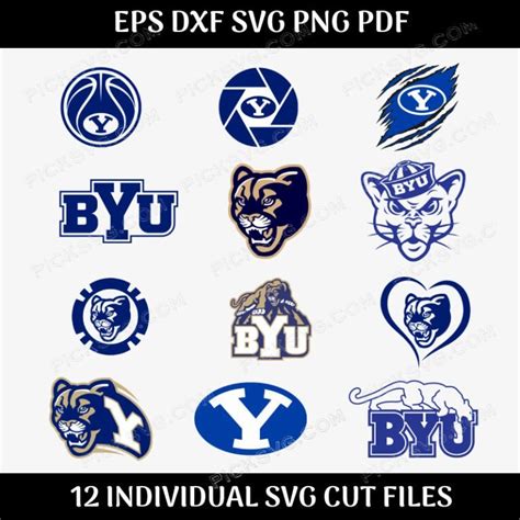 Byu Cougar Bundle Svg File For Cricut Picksvg