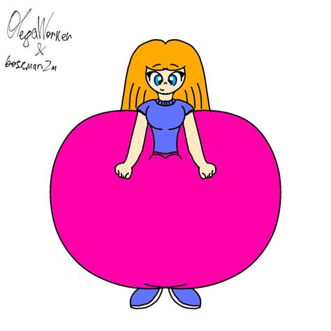 Kaylas Skirt Inflation By Olegaworker On Deviantart