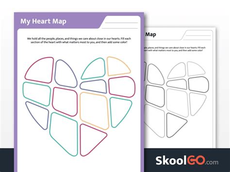 Heart Map Template