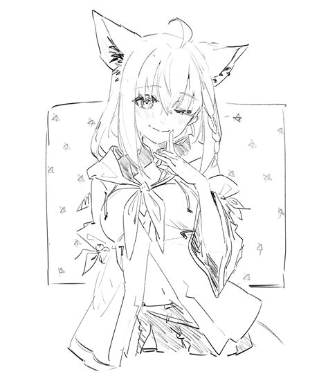 Shirakami Fubuki Hololive Drawn By Hydetabakko Danbooru