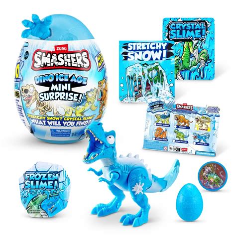 10 Piece Zuru Smashers Dino Ice Age Mini Surprise Egg Assorted Kmart