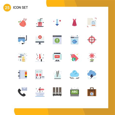 Universal Icon Symbols Group Of 25 Modern Flat Colors Of Duplicate Data Direction Copy Wedding
